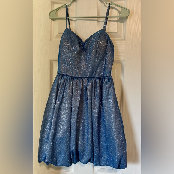 BCX | Dresses | Bcx Shimmering Blue Formal Dress | Poshmark